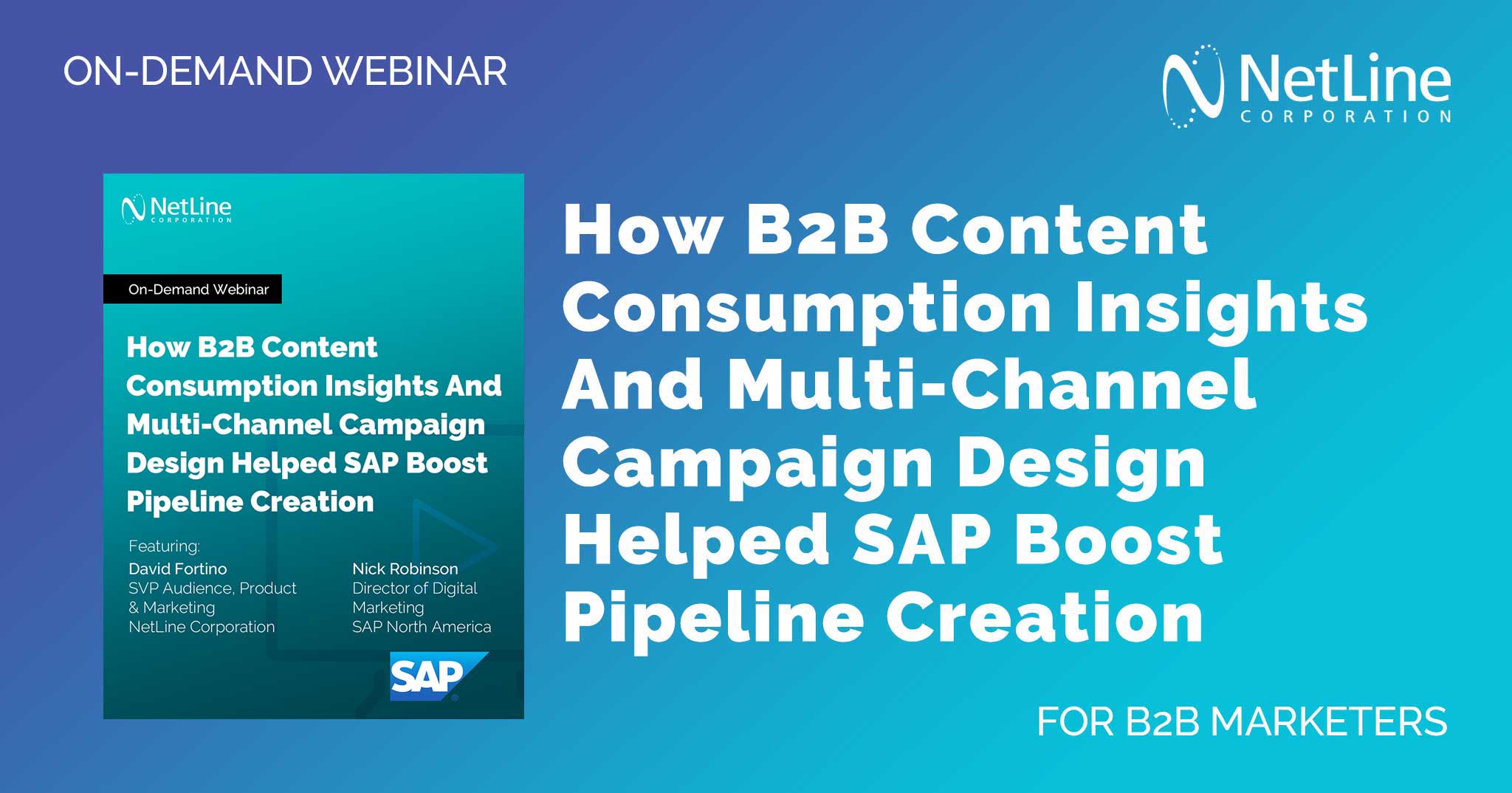 NetLine On-Demand Webinar: How B2B Content Consumption Insights And ...