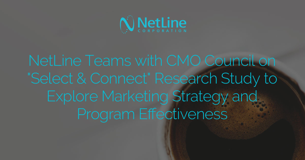 NetLine Newsroom - NetLine Teams with CMO Council on Research Study to ...