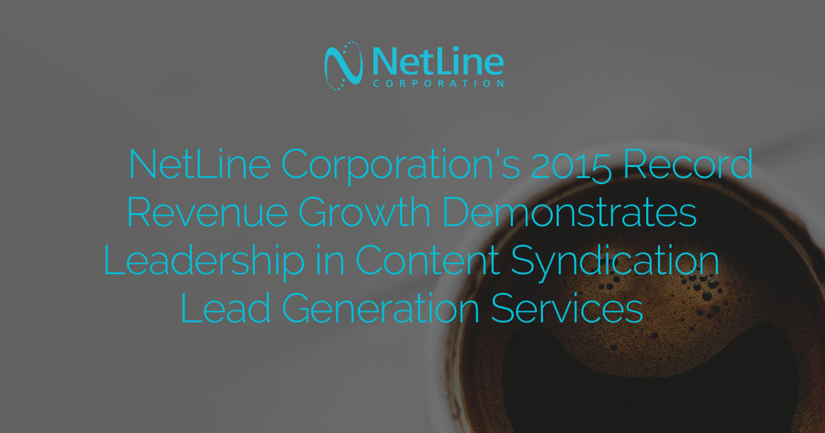 NetLine Newsroom - 2015 Record Revenue Growth Demonstrates Leadership ...