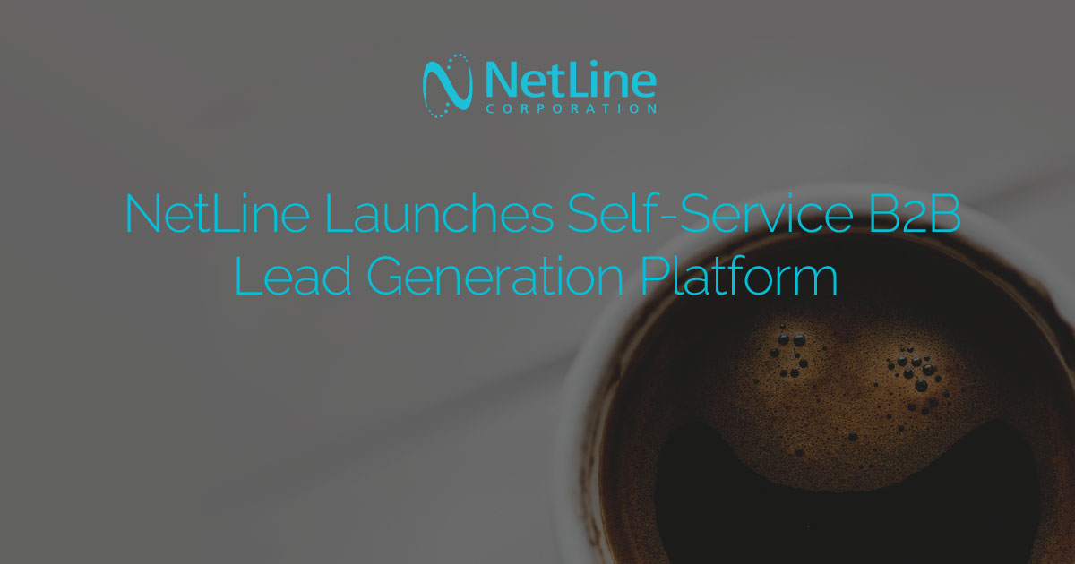 NetLine Newsroom - NetLine Launches Self-Service B2B Lead Generation ...