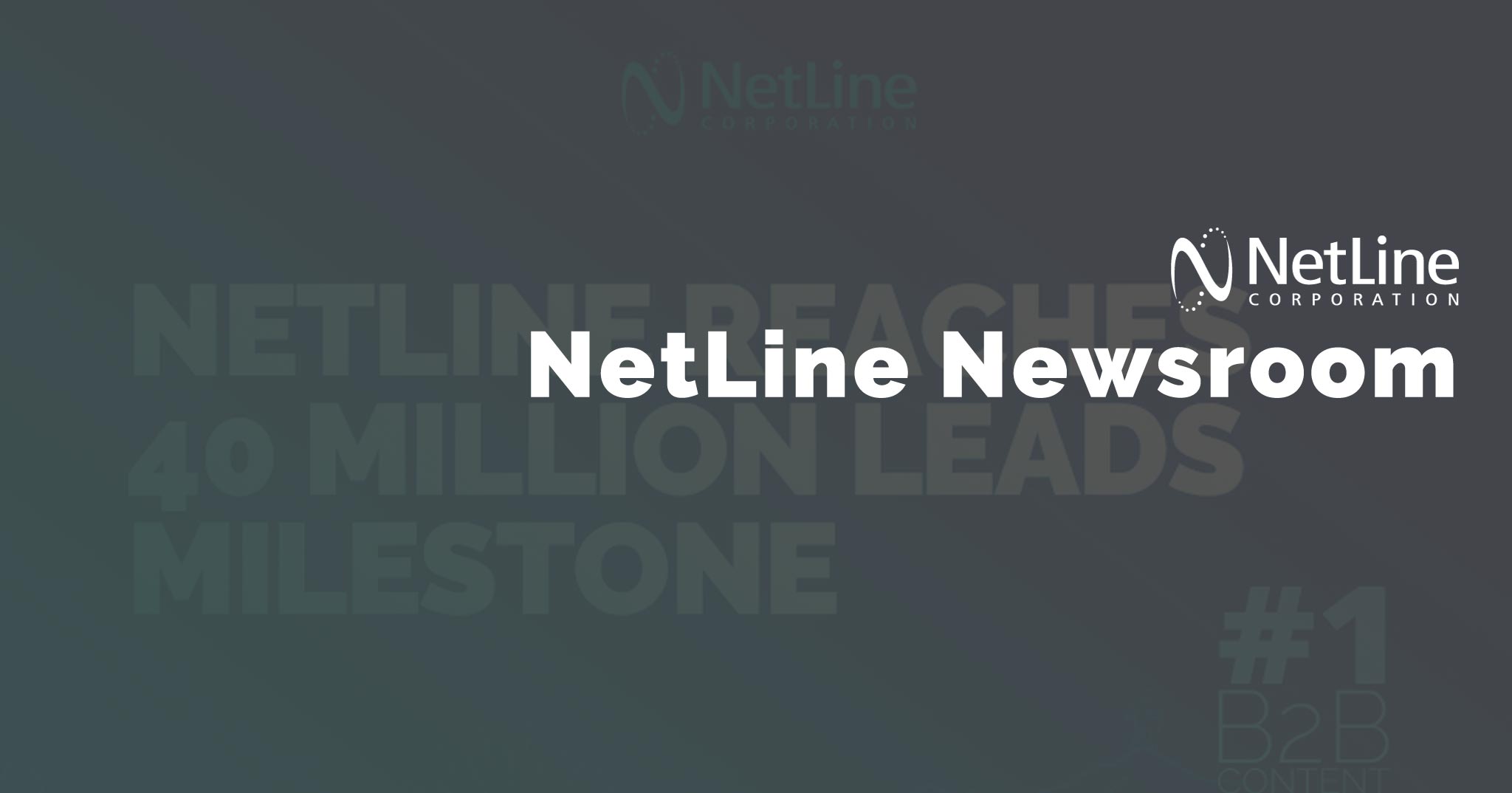 NetLine Newsroom: NetLine Corporation Reaches 40 Million Leads ...