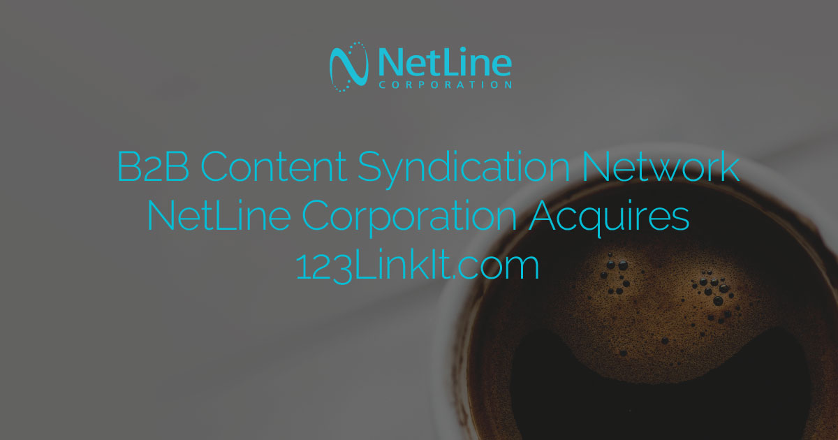 NetLine Newsroom - B2B Content Syndication Network NetLine Corporation ...