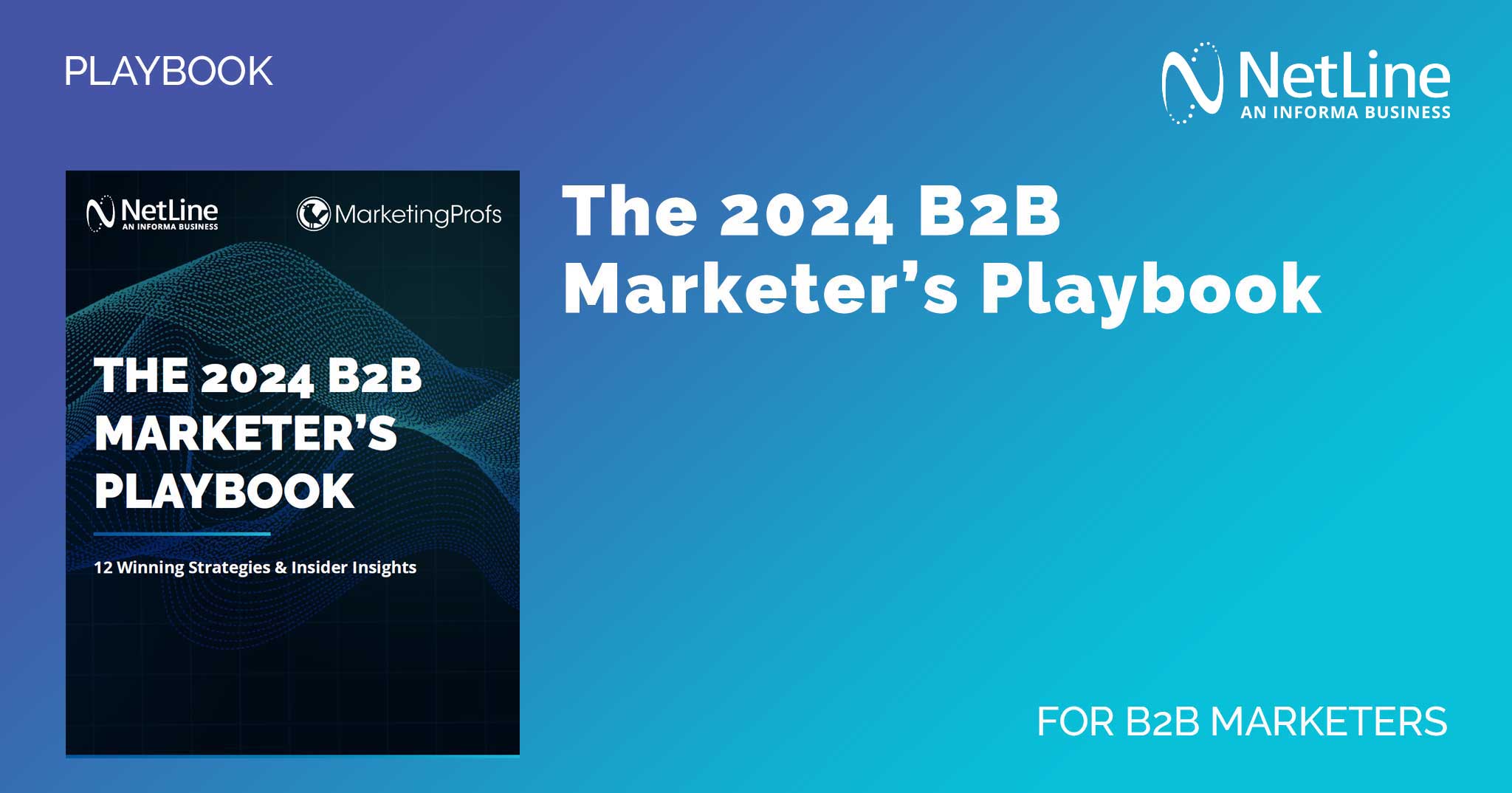 NetLine Playbook: The 2024 B2B Marketer's Playbook: 12 Winning Strategies and Insider Insights